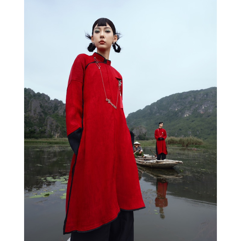 HYMAISON | HYmaison Five-Body Ao Dai Comes With Stainless Steel Chain ...