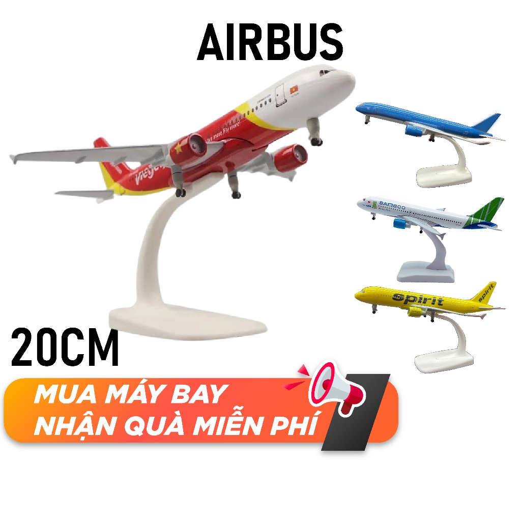 Metal aircraft model with wheels Airbus A320 A330 A350 A380 20cm ...