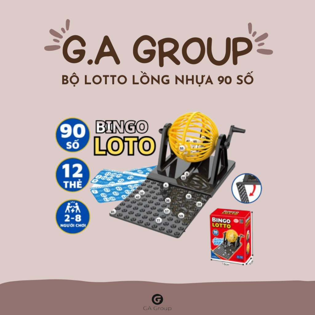Numbered Bingo Toy Set for Holiday Entertainment CNY 2024 - GA GROUP ...