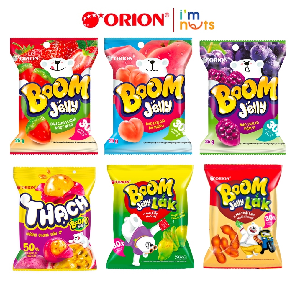 Boom Jelly Orion Assorted Flavors Small Packets | Shopee Malaysia