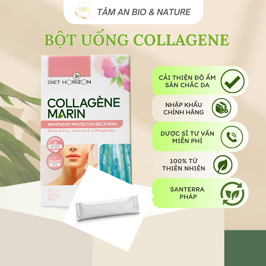French Collagen Marin Whitening Drink Powder Improves Skin Pigmentation ...