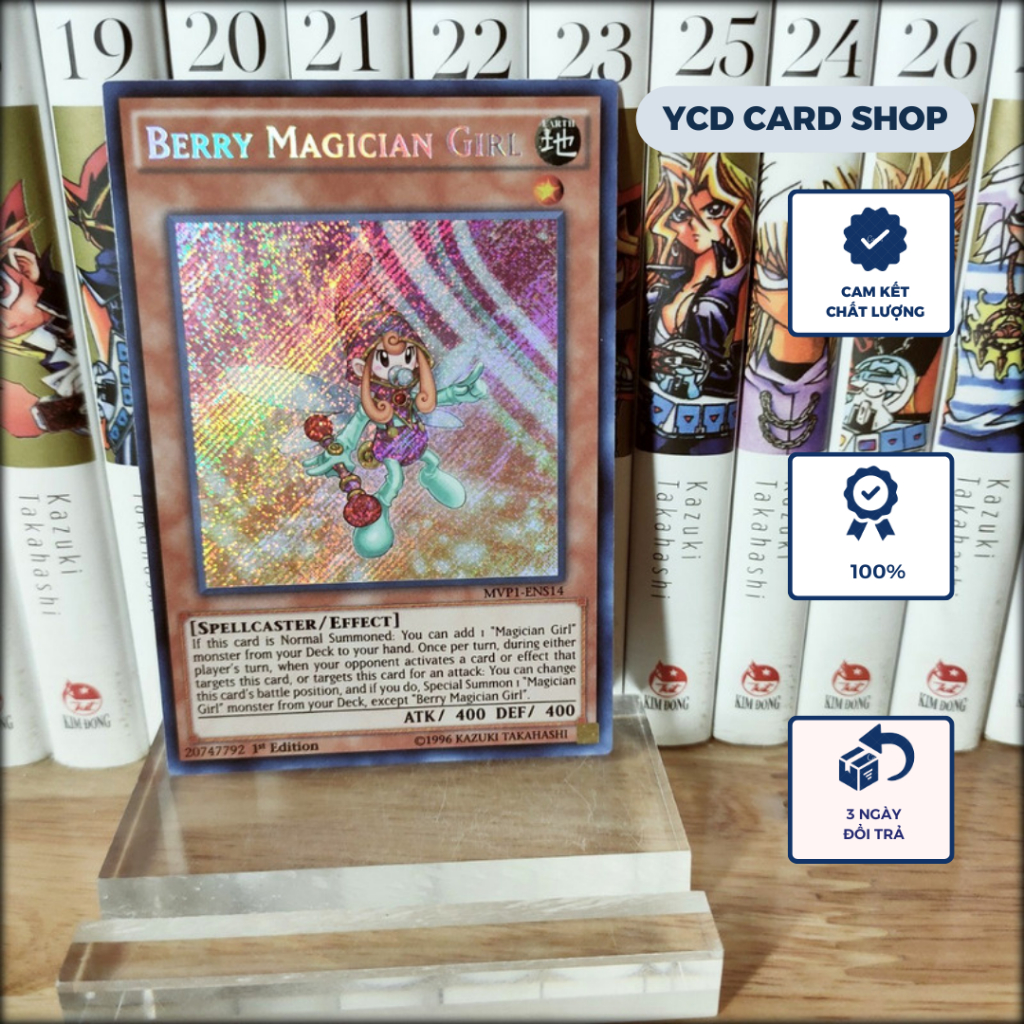 Genuine yugioh card Berry Magician Girl – Secret rare | Shopee Malaysia