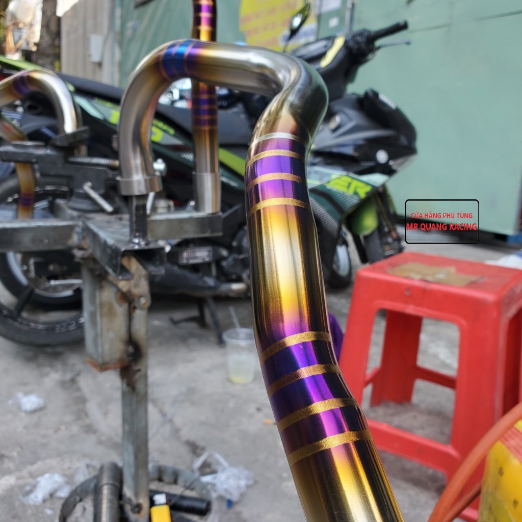 (Genuine Titanium) Titanium Neck To Color For EXCITER 150 Series In zjn ...