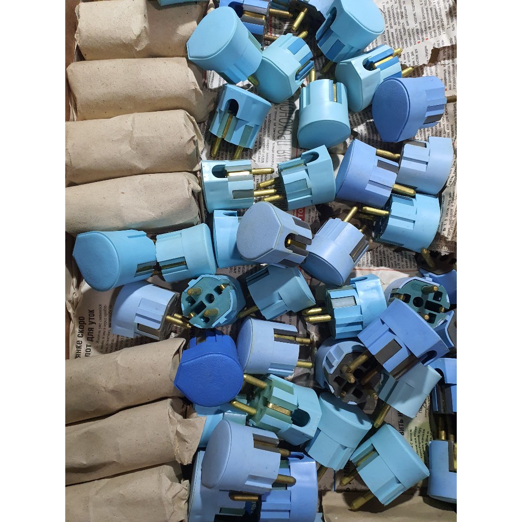 Soviet, Vintage, Made in Ussssr Power Plugs. | Shopee Malaysia