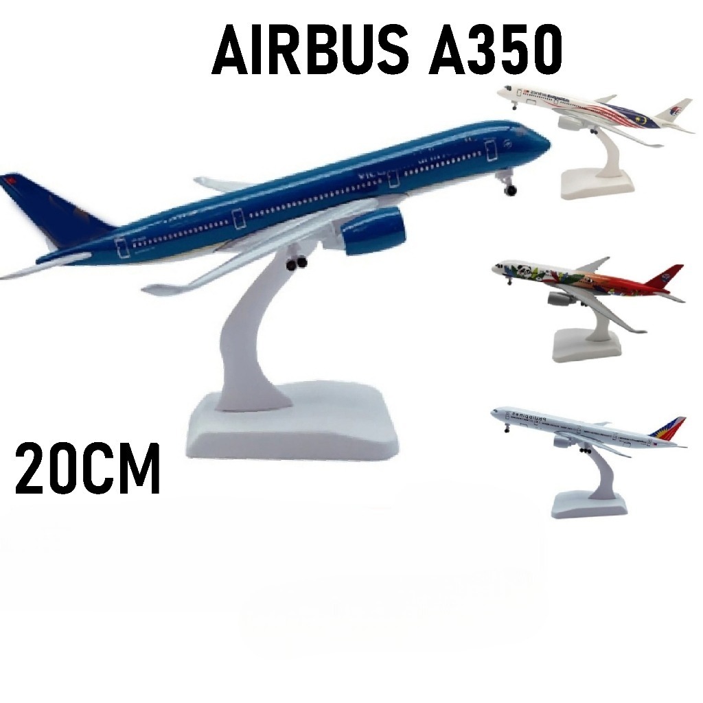 Airbus A350 aircraft model with 20cm wheels | Shopee Malaysia