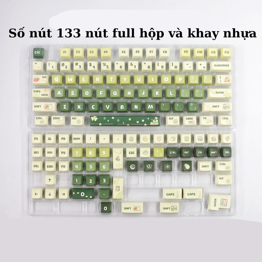 Green Rabbit Keycap, high quality PBT plastic, key buttons for ...