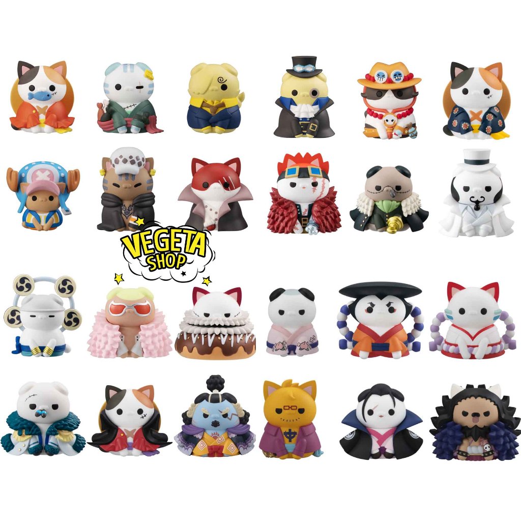 One Piece Cat Model One Piece Mega Cat Project Katakuri Luffy Zoro ...