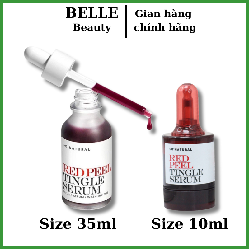 Red Peel Tingle Serum So Natural biological skin regeneration essence ...