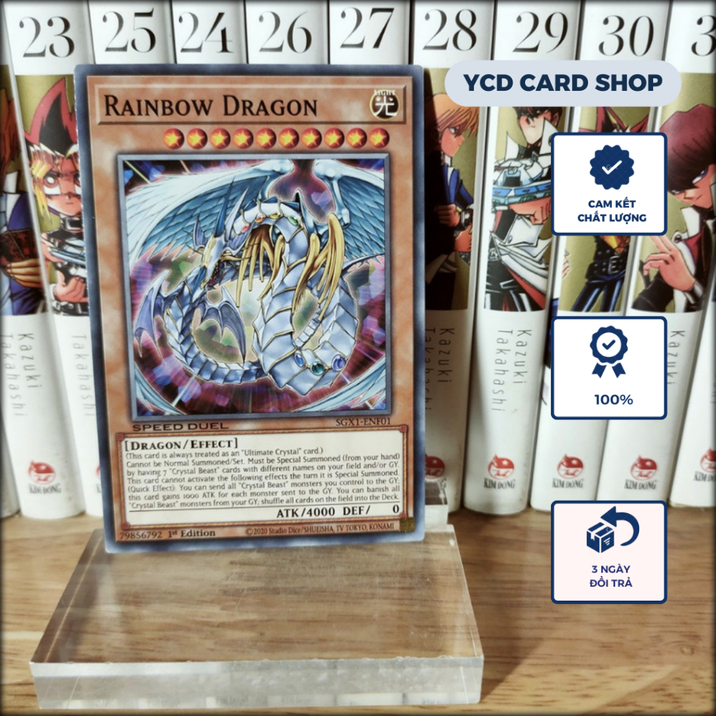 [YCDcardgame] Genuine Yugioh Cards Rainbow Dragon – Common | Shopee ...