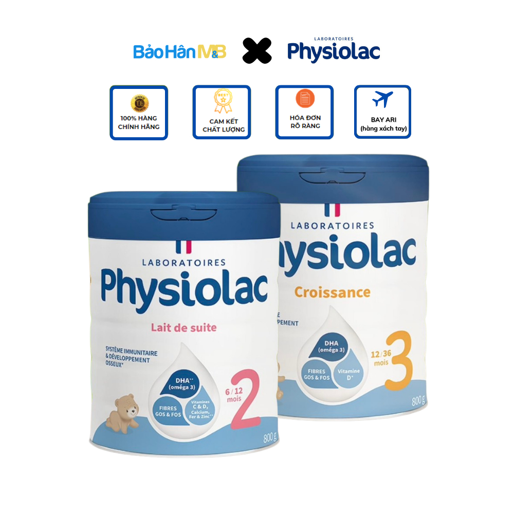[New Model] Physiolac Powdered Milk FRENCH HANDBOOK No. 1, 2, 3 - 800g ...