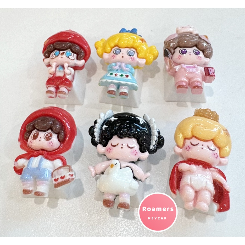 Keycap Princess Prince Red Riding Hood Button Mechanical Keyboard anime ...