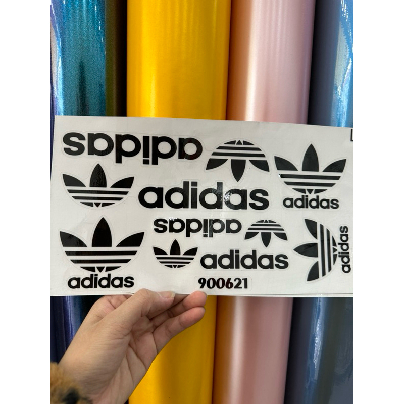 Adidas stickers for all types of vehicles. 4-layer Waterproof Stamp ...