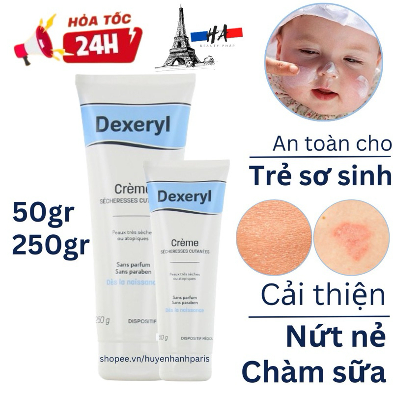 French Dexeryl Creme moisturizes and supports chapped skin, eczema ...