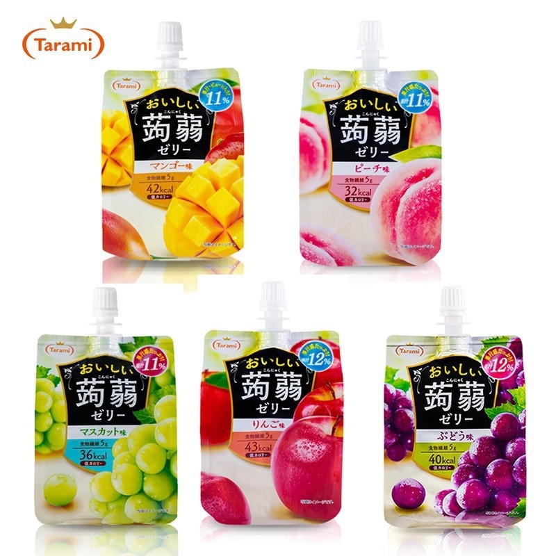 Konnyaku Tarami jelly fruit flavor 150g Daiso | Shopee Malaysia