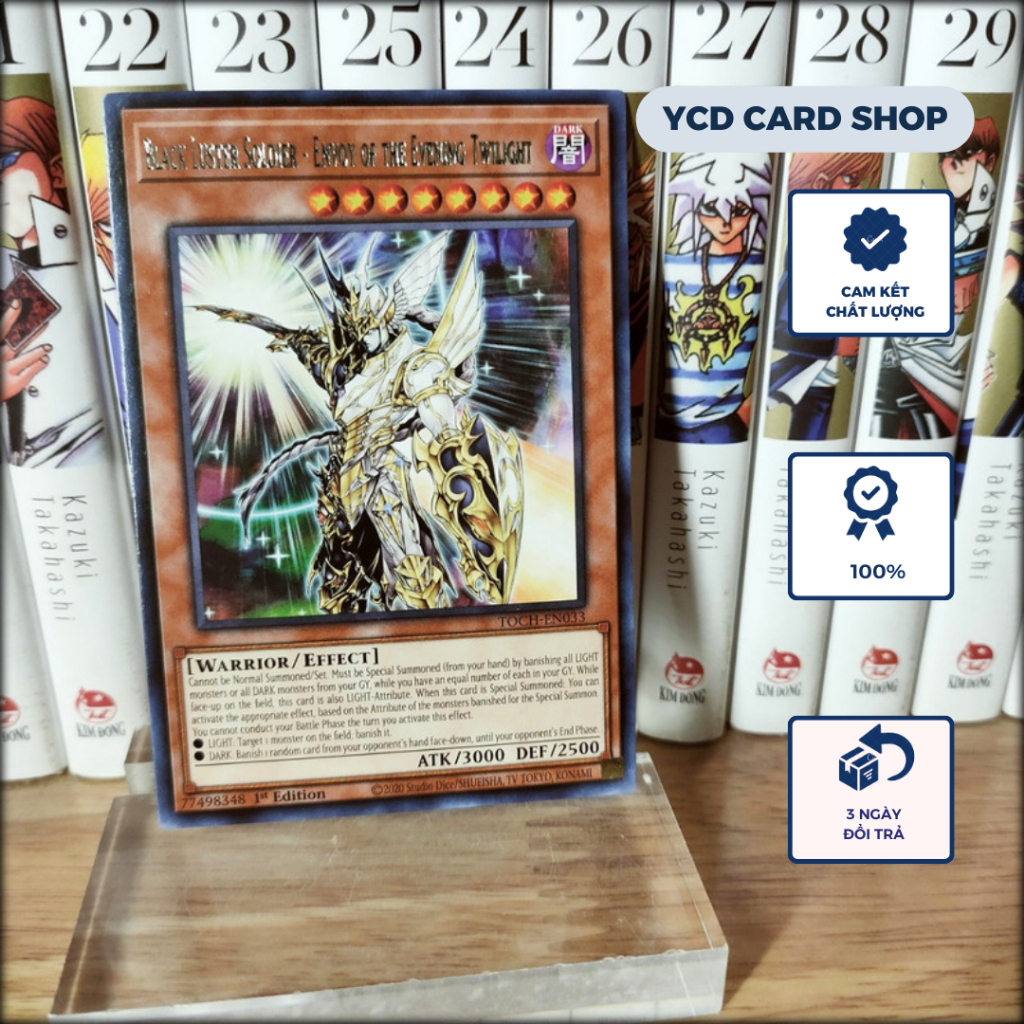 Genuine Yugioh Card Black Luster Soldier – Envoy of the Evening Twilight – Rare | Shopee Malaysia