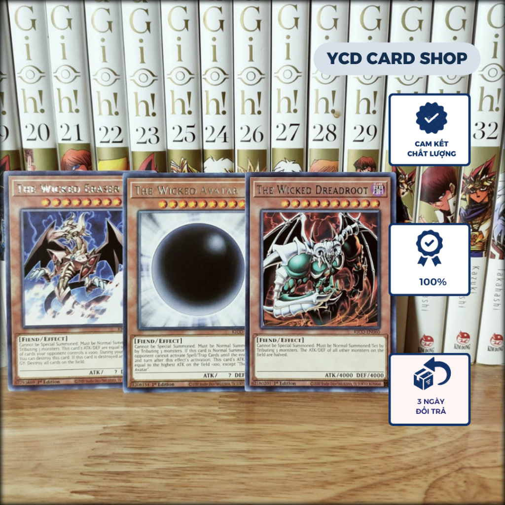 Genuine yugioh cards set of 3 Wicked gods -Rare | Shopee Malaysia