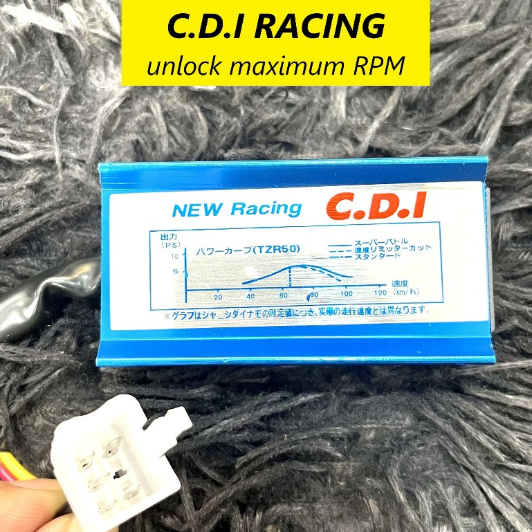 5-pin Racing CDI with Plug and Play indicator light EX5 HP DREAM C100 ...