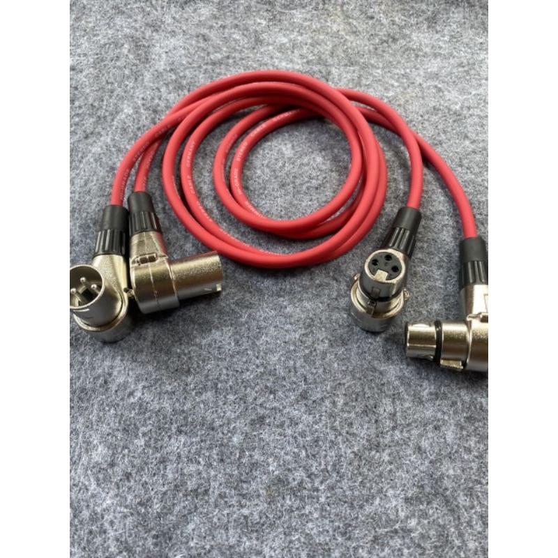 Canon male and female curved cable, 1-2-3m long, price for 1 wire ...
