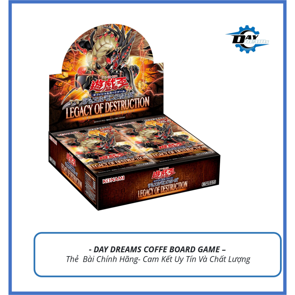Genuine JAPANESE YUGIOH Cards: OCG Duel Monsters Legacy of Destruction- LEDE-JP 1 BOX | Shopee ...