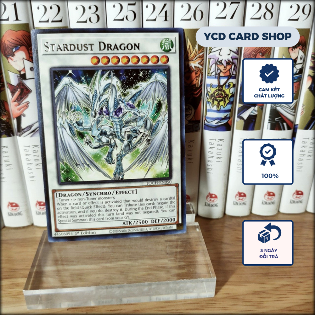 Genuine Yugioh Card Stardust Dragon – Rare | Shopee Malaysia