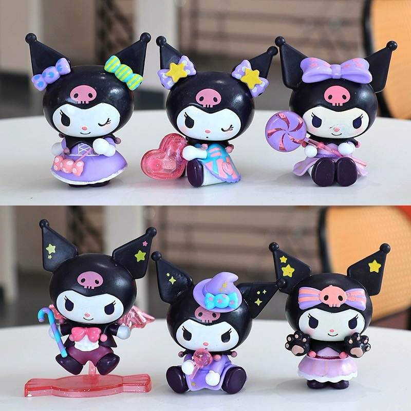 Adorable Kuromi model for candy or teases to decorate the study table ...