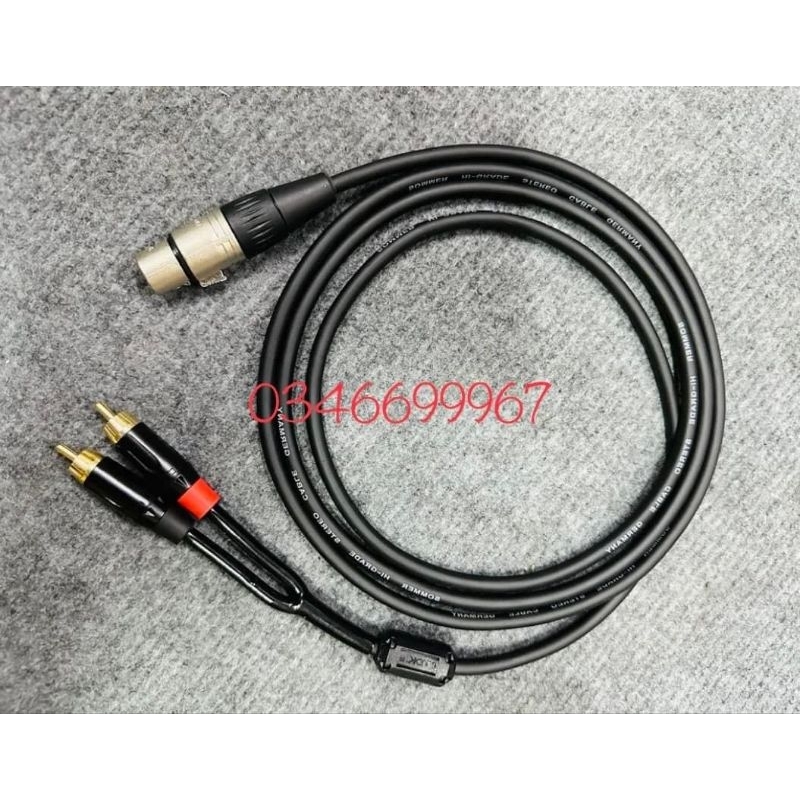 Cable jack canon One Out 2 av 1-2-5m Long, Digital Resonance Down To ...