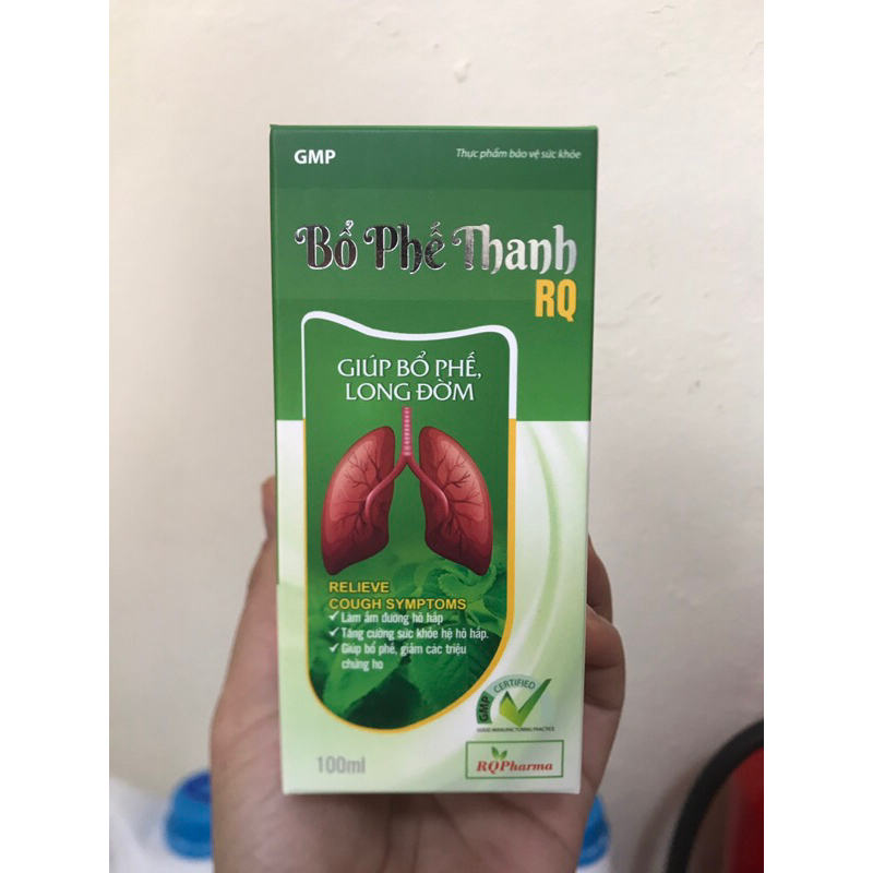 Cough Syrup Tonic Thanh RQ Bar Vial 100ml, Helps To Nourish Waste ...