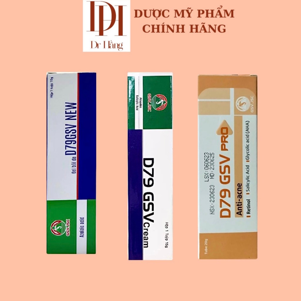 D79 GSV Cream/Pro/New Reduces Acne, Back Acne, Keratosis Pilaris 15g ...