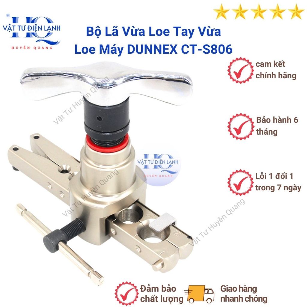 Dunnex CT-S806A machine flare - copper tube flares both hands and ...