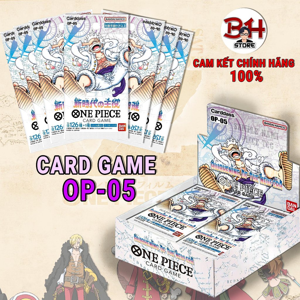 [Genuine] One Piece Card Game Dignity Card Box OP-05 | Box of 24 Bandai ...