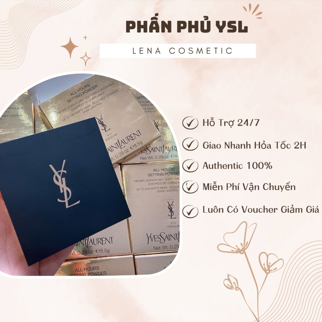 [Genuine] Ysl All Hours Setting Powder Poudre 8.5g (DUTY FREE) | Shopee ...