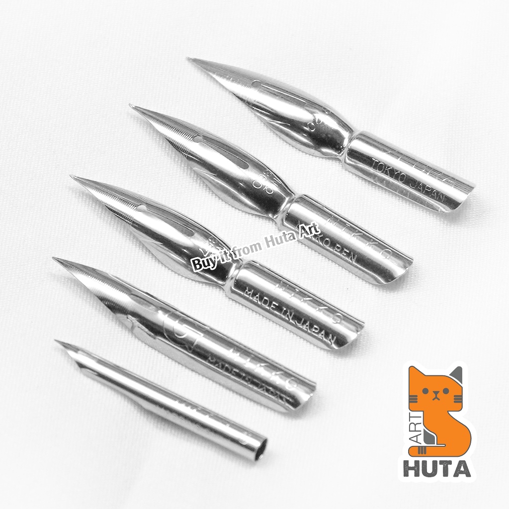 [Huta Art] Nikko Manga iron pen nib for drawing comics - Many nib sizes ...