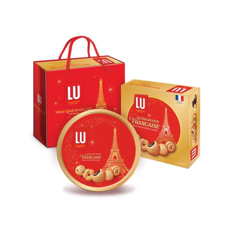 ( Bach HOA TAI LOC ) LU BUTTER BISCUITS WITH BAG | Shopee Malaysia