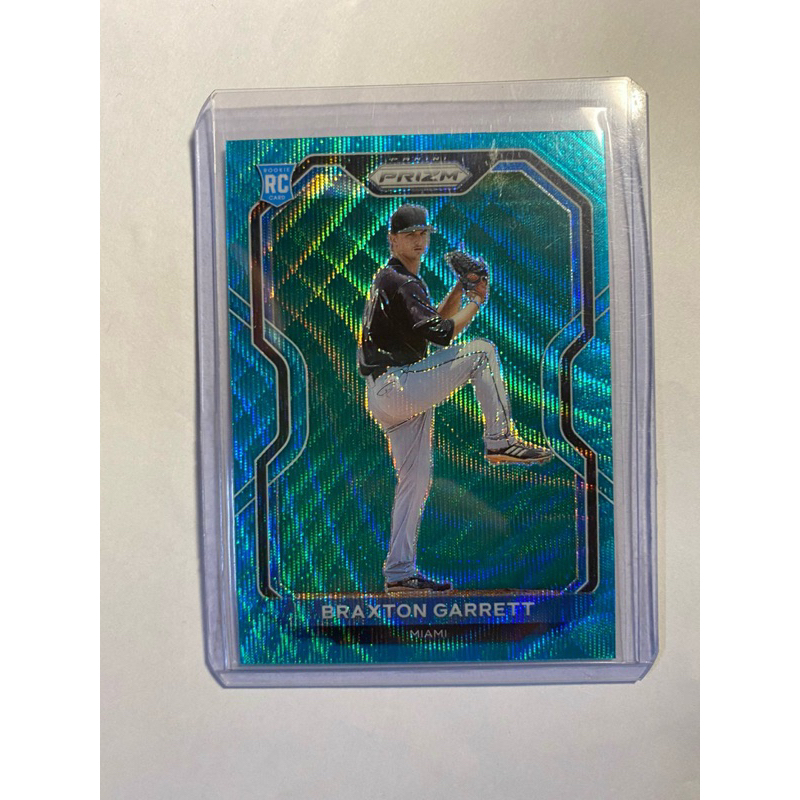 Baseball Card B193 Braxton Garrett Miami Panini Prizm 2021 | Shopee ...