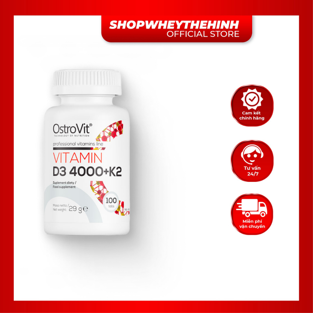 Ostrovit Vitamin D3 K2 Supports Bone And Joints To Increase Immunity ...