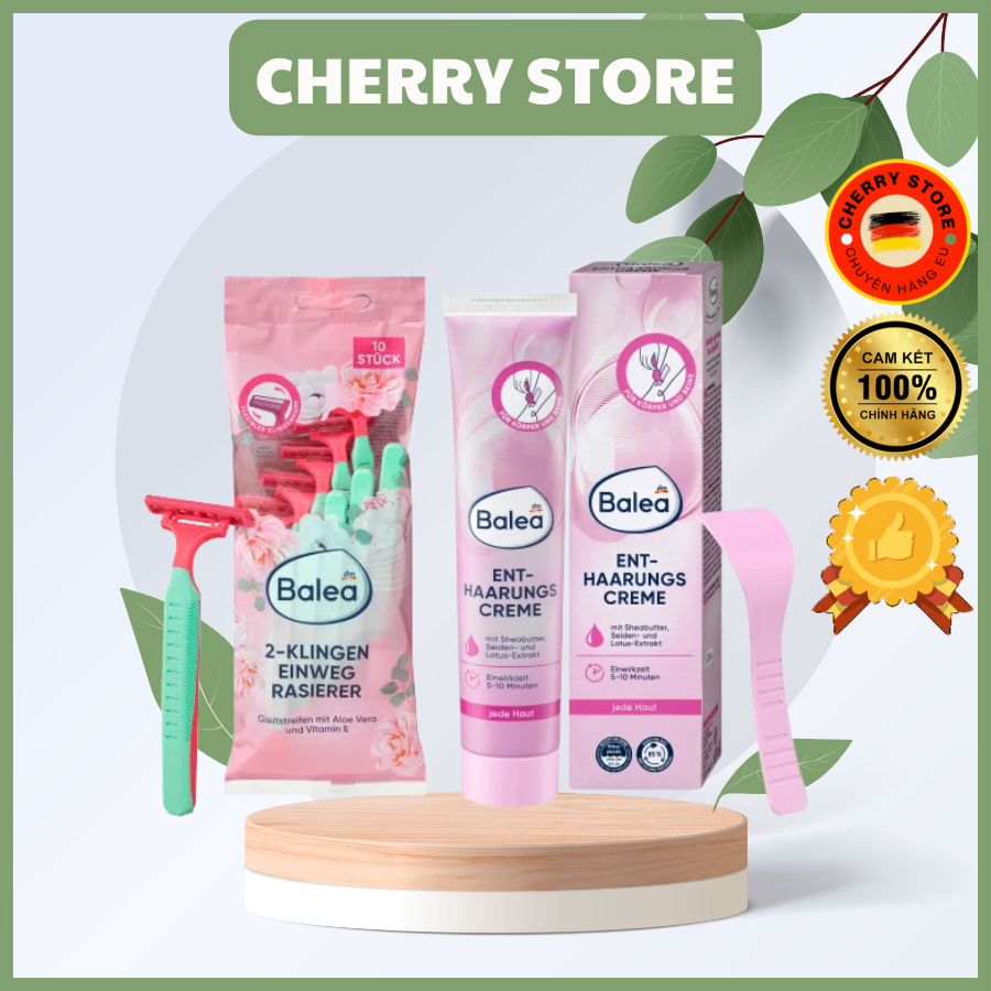 [COVERED NAME] Balea hair removal cream and post-wax lotion to soothe ...