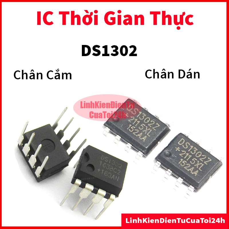 Real Time Clock IC DS1302 DIP-8 Pin, Pin SOP 8 - Time Counting | Shopee Malaysia