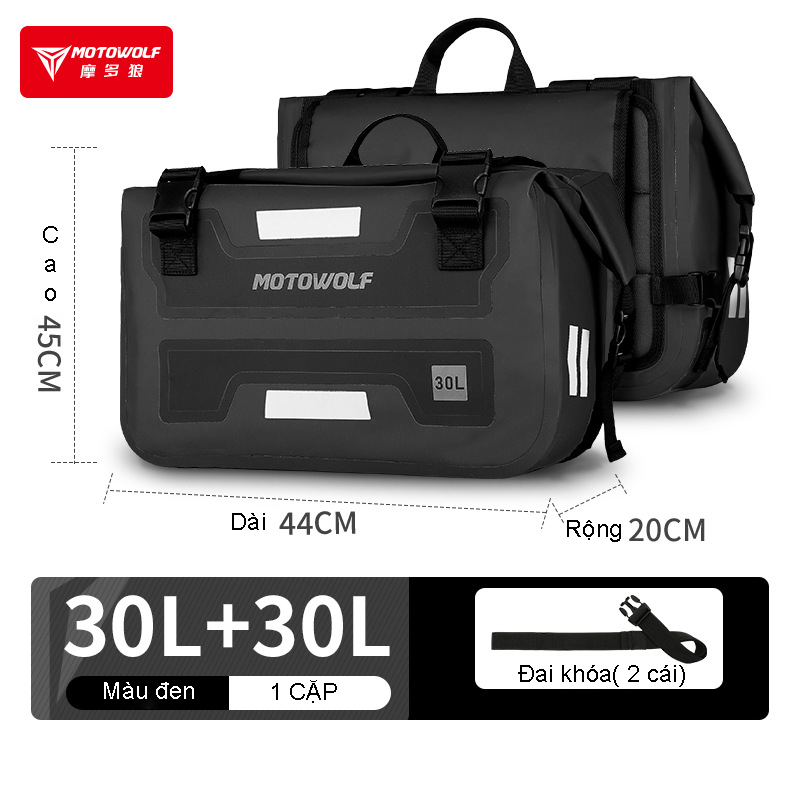Motowolf MDL0720 Motorcycle Side Bag | Shopee Malaysia