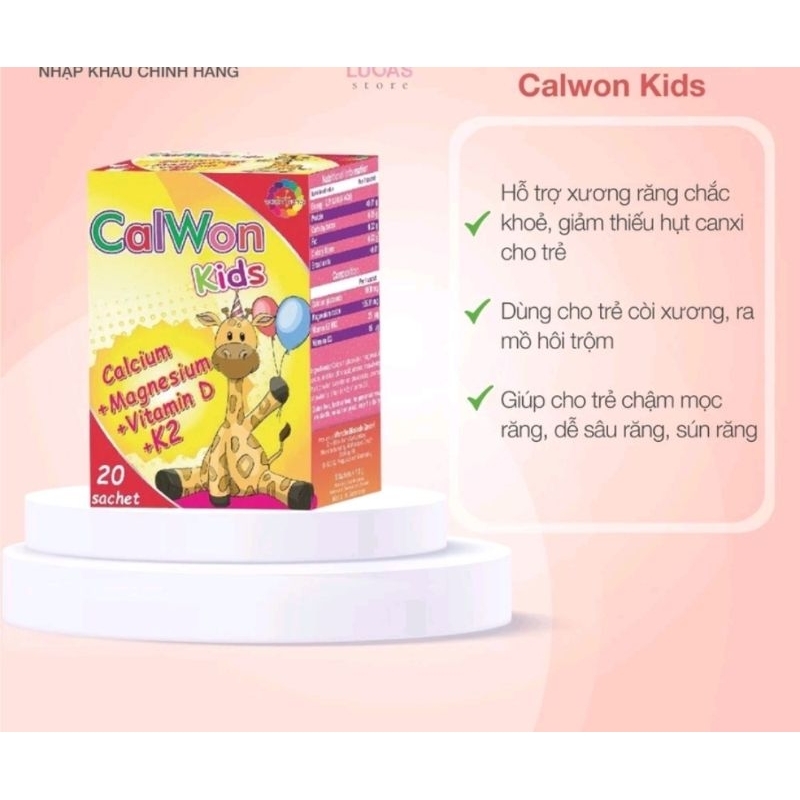 Calwon Kids Organic Calcium Supplement for ChildrenSupports bone and ...