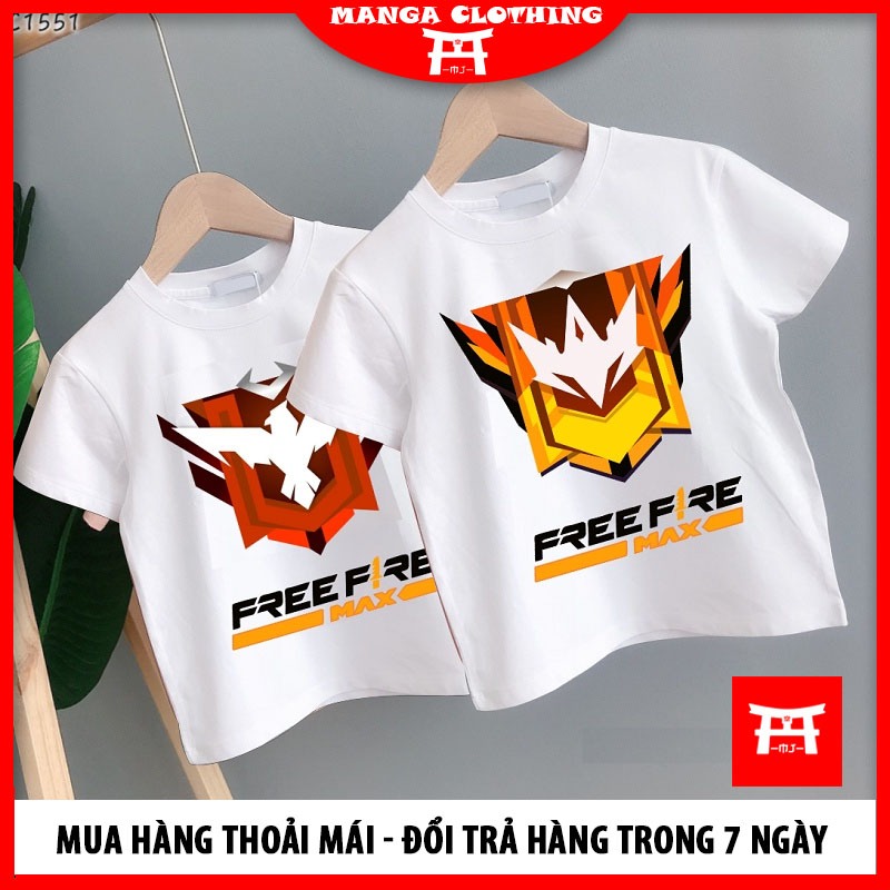 White Free Fire Max Shirt With Extremely Good rank logo Printed For ...