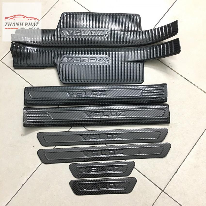 Door sill covers, Veloz Carbon foot step braces, Toyota Veloz Cross ...