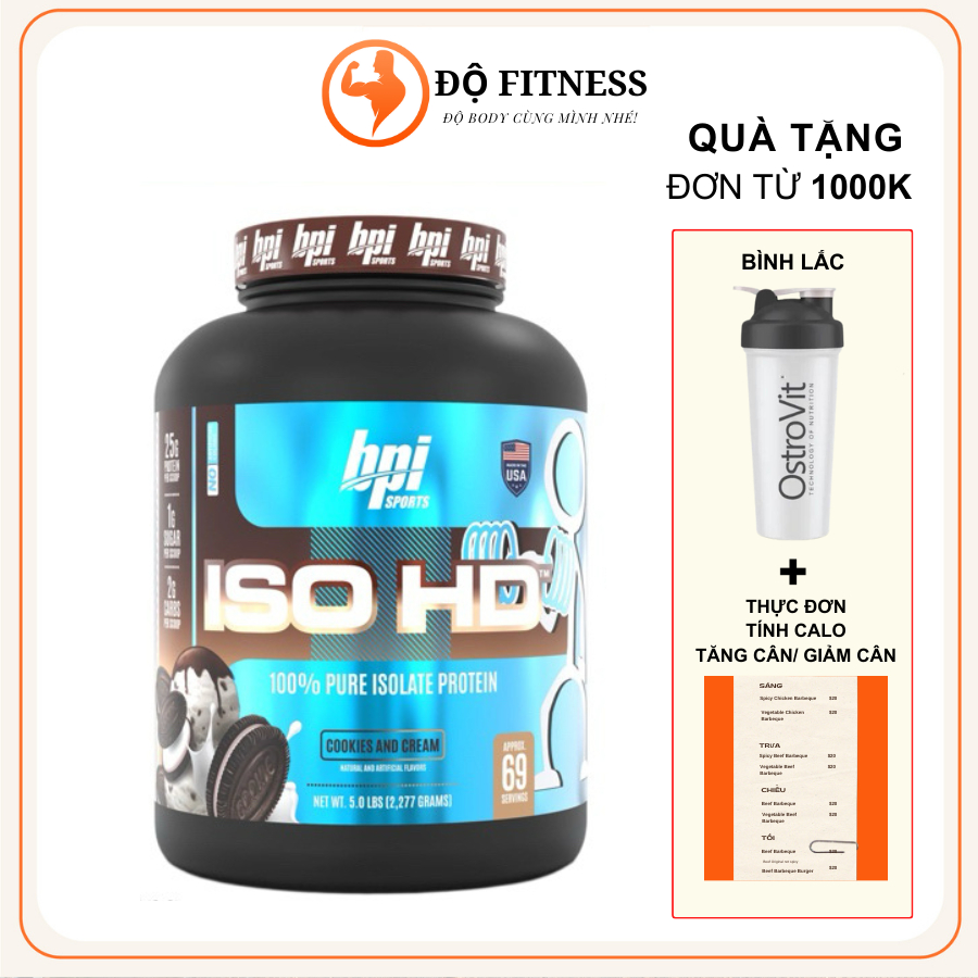 Iso HD BPI Whey Protein Isolate 100% 5Lbs - Muscle Gain Milk, Muscle ...