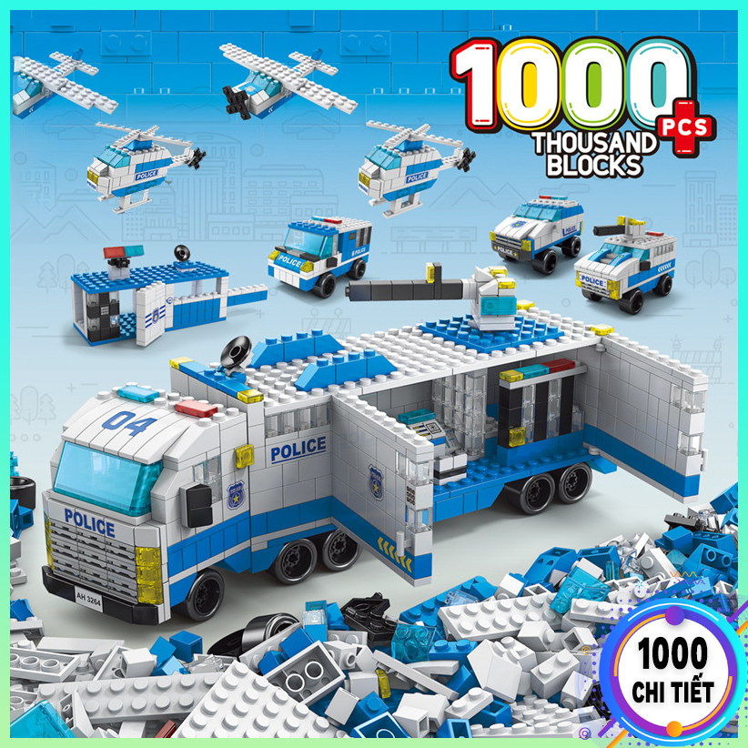 [1000 Details] swat 1000 Police Car Assembly Toy Set Blue Details With ...