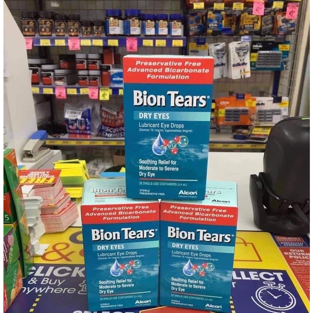 Bill Australia - Bion Tears Lubricant Eye Drops 28 tubes x 0.4mL | Shopee Malaysia