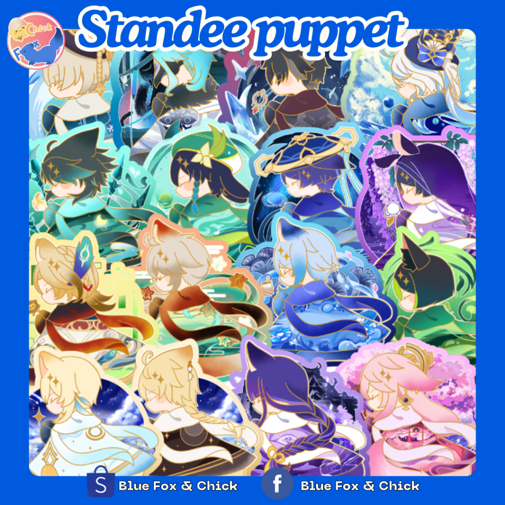 Plastic Model / standee Genshin Impact puppet Model | Shopee Malaysia