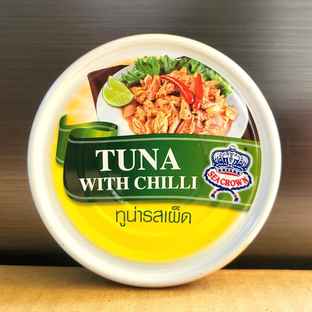 SEA CROWN - round box / GREEN 140g - Tuna in chili sauce / THAILAND ...