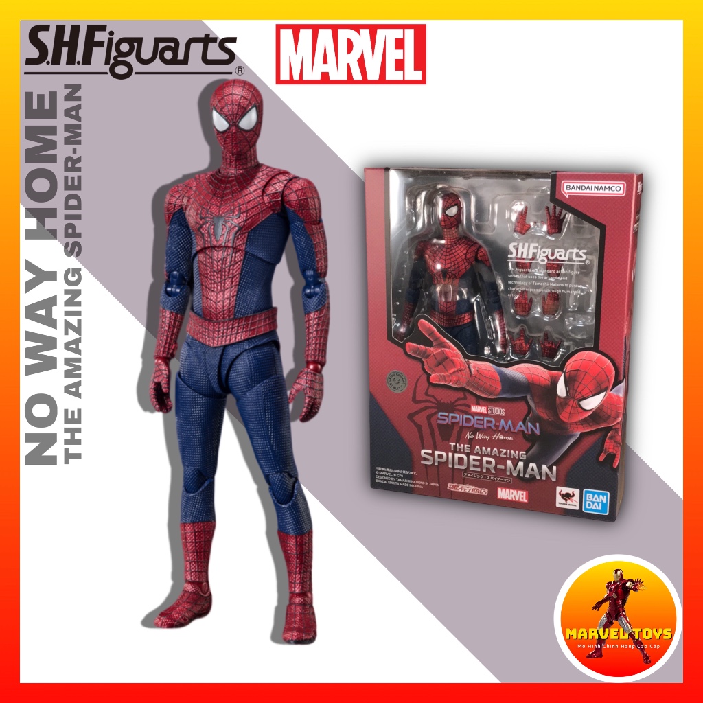Genuine Model SHF: The Amazing Spider Man - Andrew - No Way Home Marvel ...