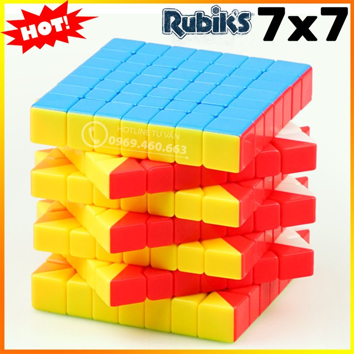 [Genuine] Rubik 7x7 QiYi QiXing S2. Smooth and Durable 7-Layer Rubik's ...