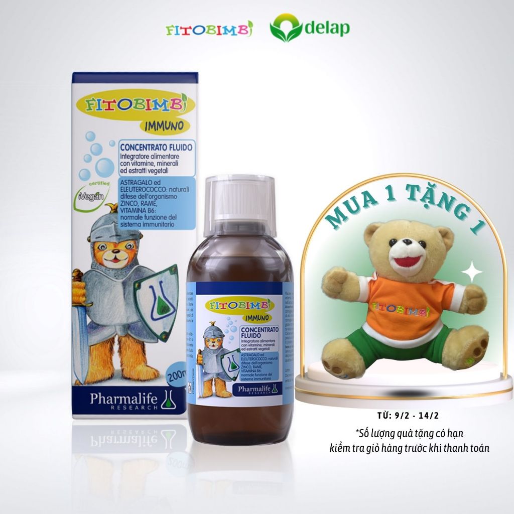 Fitobimbi IMMUNO Baby Immune System Booster Syrup Helps Improve ...