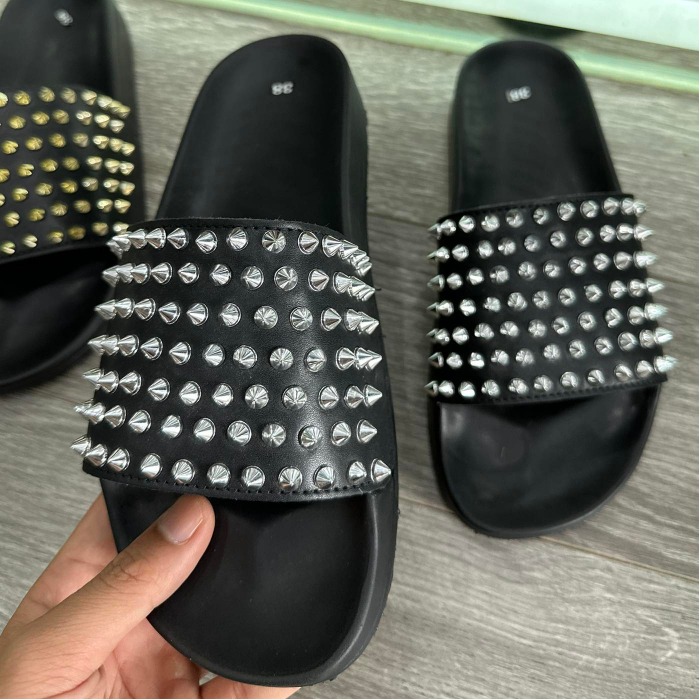 Super BEAUTIFUL MULTI-COLOR STONE SLIPPERS WITH COMFORTABLE, BREATHABLE ...